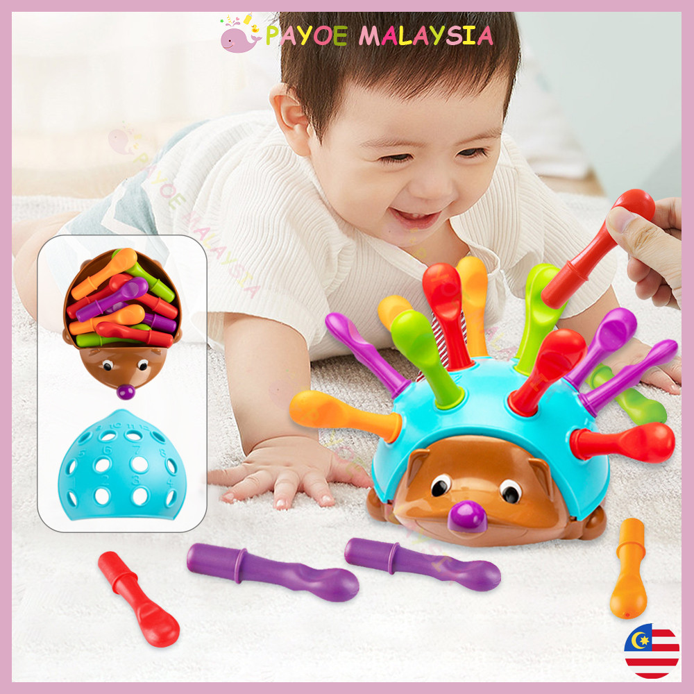 Payoe Spike Hedgehog Number Matching Toy Kids Early Learning Colour ...