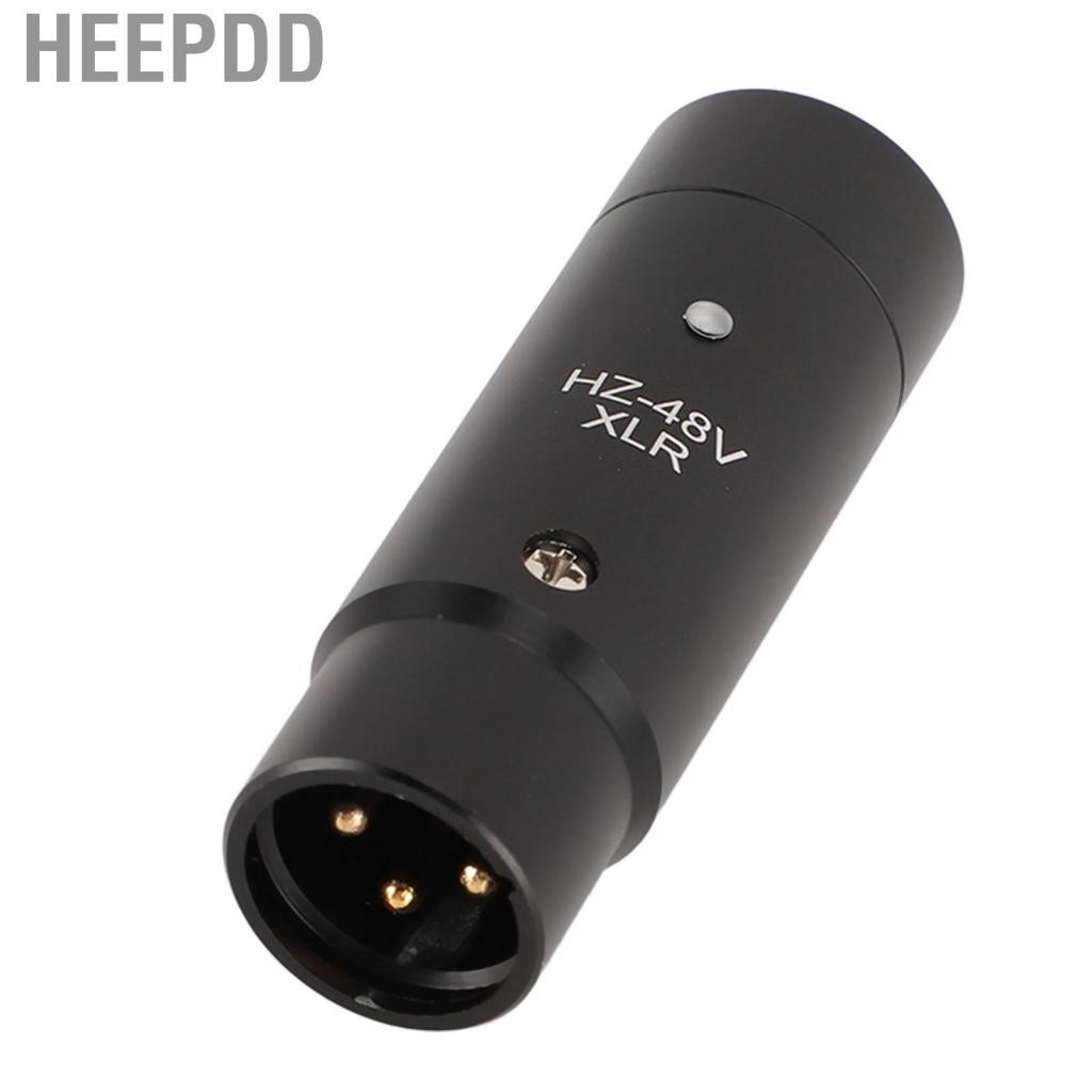 HEEPDD Phantom Power To XLR Connector 3 PIN 48V Mono Channel Adapter ...
