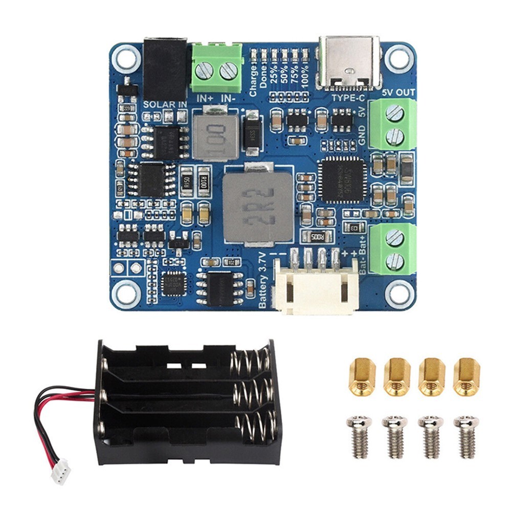 Waveshare Solar Power Manager (D) Advanced MPPT 6V~24V Solar Panel ...
