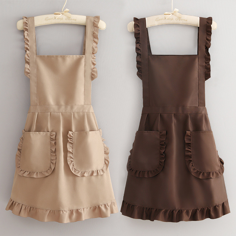 [1582 People Collection] Waterproof Apron Manicure Apron Household ...