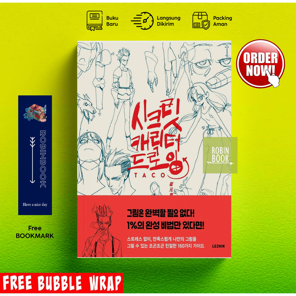 Book [LEZHIN] Secret Character Drawing by TACO | Shopee Malaysia