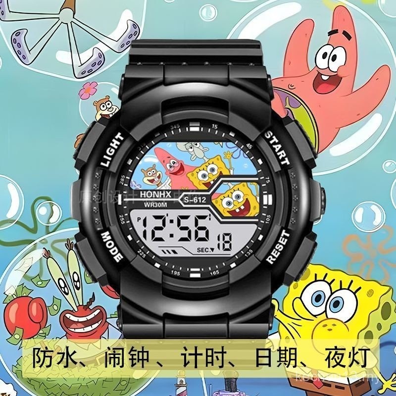 Spongebob SquarePants Patta Star Watch Anime Merchandise Student Watch ...