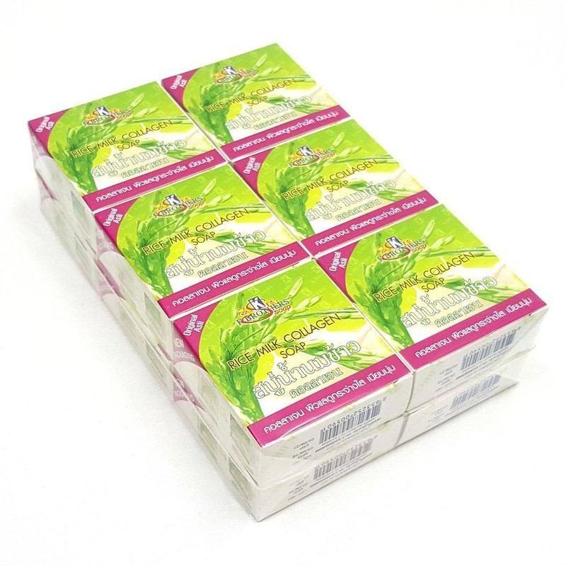 K Brothers Rice Milk Collagen Soap from Thailand Ori | Shopee Malaysia