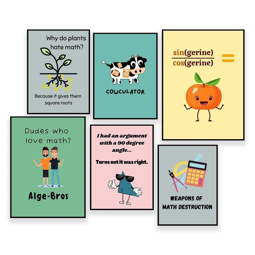 Cetak poster matematik, jenaka matematik, untuk sekolah menengah dan ...