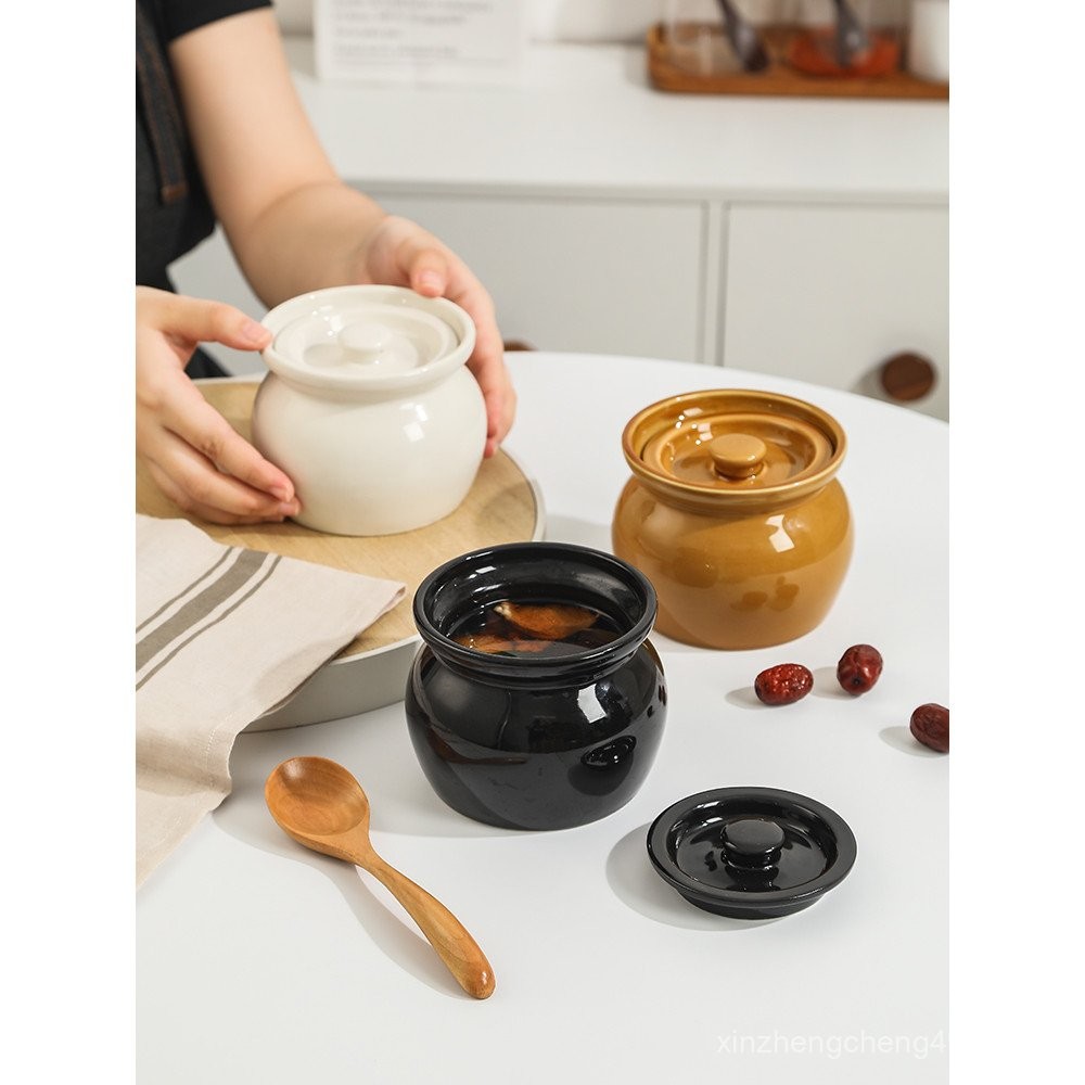 Periuk Rebus Seramik dengan Penutup untuk Sup Zhuque Rebus dan Telur ...