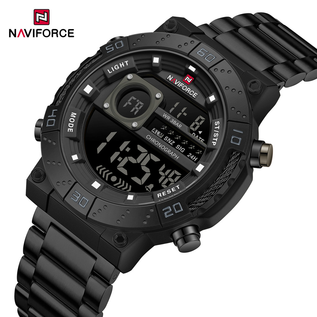 NAVIFORCE NF9241S Brand Men's Wrist Watch luxury LED Night light ...