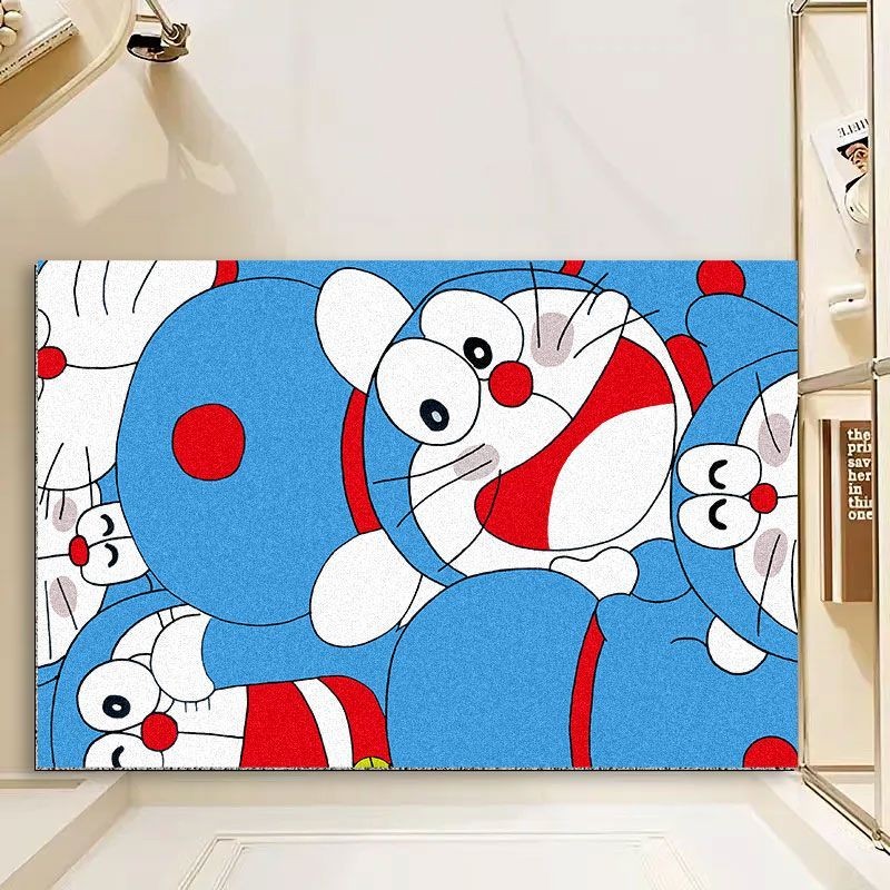 Door Mat Silk Ring Foot Mat Entrance Mat Doraemon Influencer Tinkerbell ...