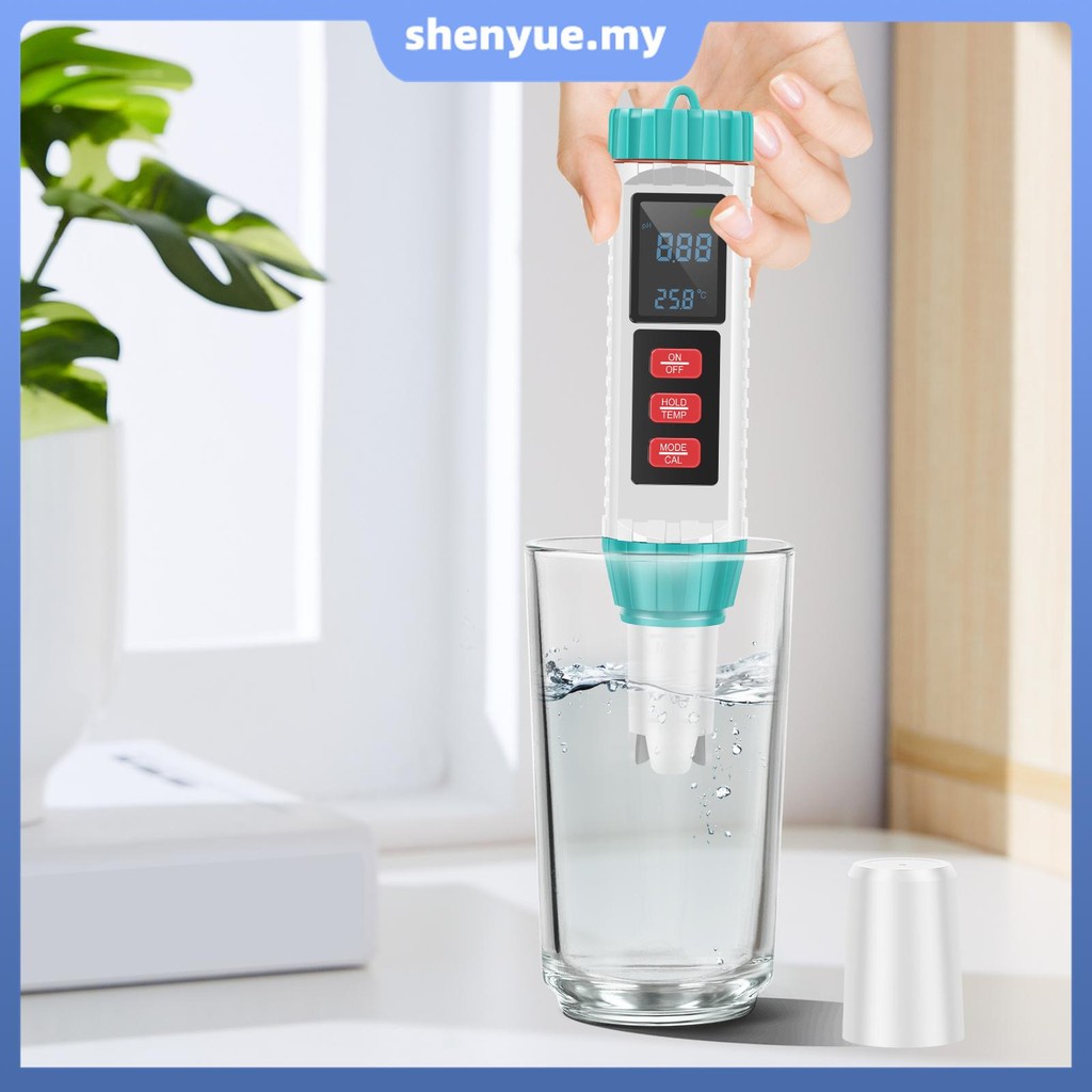 Digital Pool Water Tester High Accuracy Water PH Meter Test PH/ EC/ TDS ...