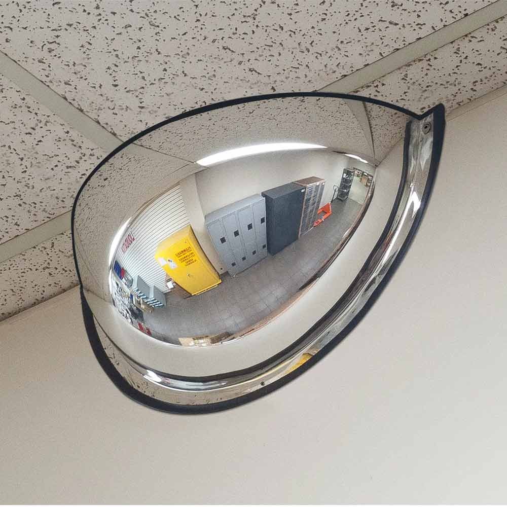 Dome Mirror Indoor Security Mirror for Safety Spots, Convex Mirror Half ...