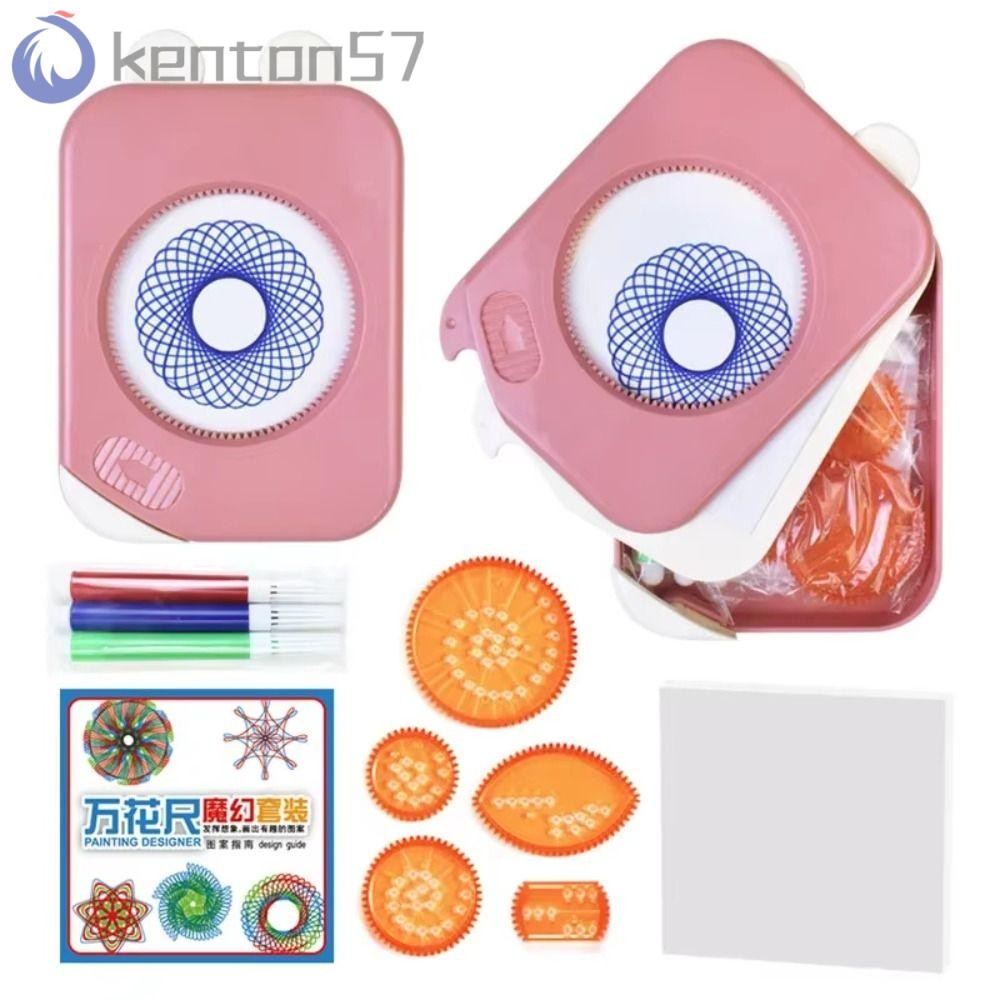 KENTON Drawing Art Spirograph Set, Multifunctional Measuring Magic ...