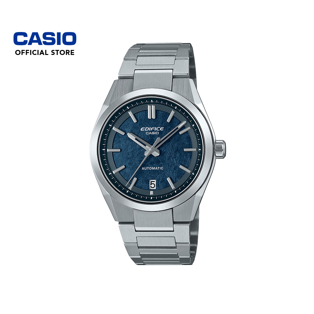 Casio Edifice Automatic EFK-100D-2A Silver Stainless Steel Band Men ...