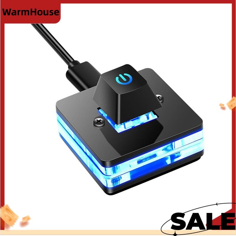 Computer Desktop Switch Blue LED Computer Motherboard External Start ...