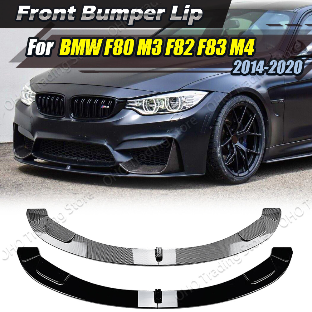 MP Style Cover Guard Kit Spoiler Splitter For BMW 3 Series 4 Series M3 M4 F80 F81 F82 F83 2014 ...