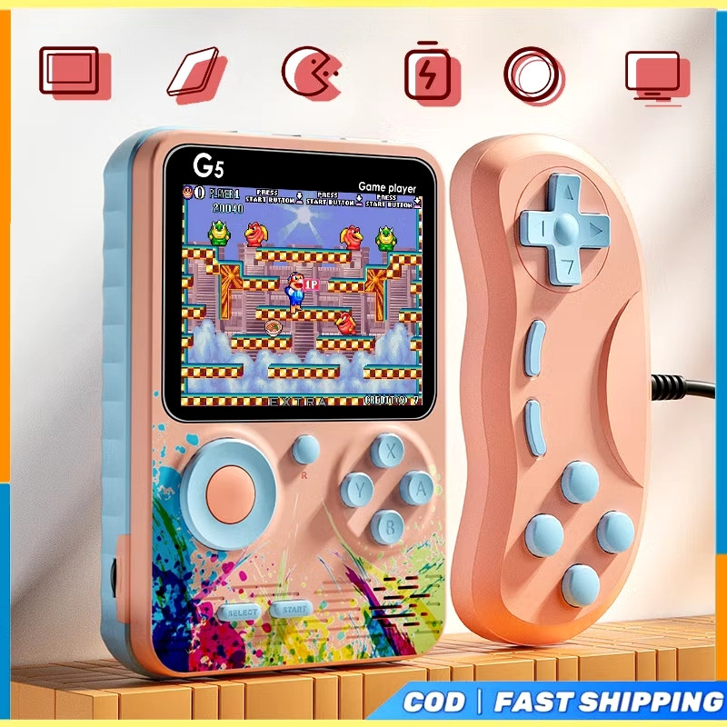 Mini 500 in 1 Game Console Retro FC Handheld Gameboy Mini Game Machine ...