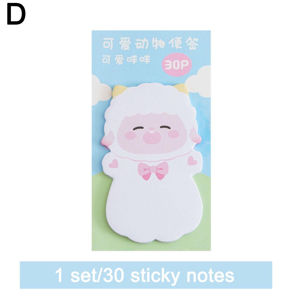 Cartoon Shaped Sticky Notes Cute Animal Note Taking Notes And Sticky ...