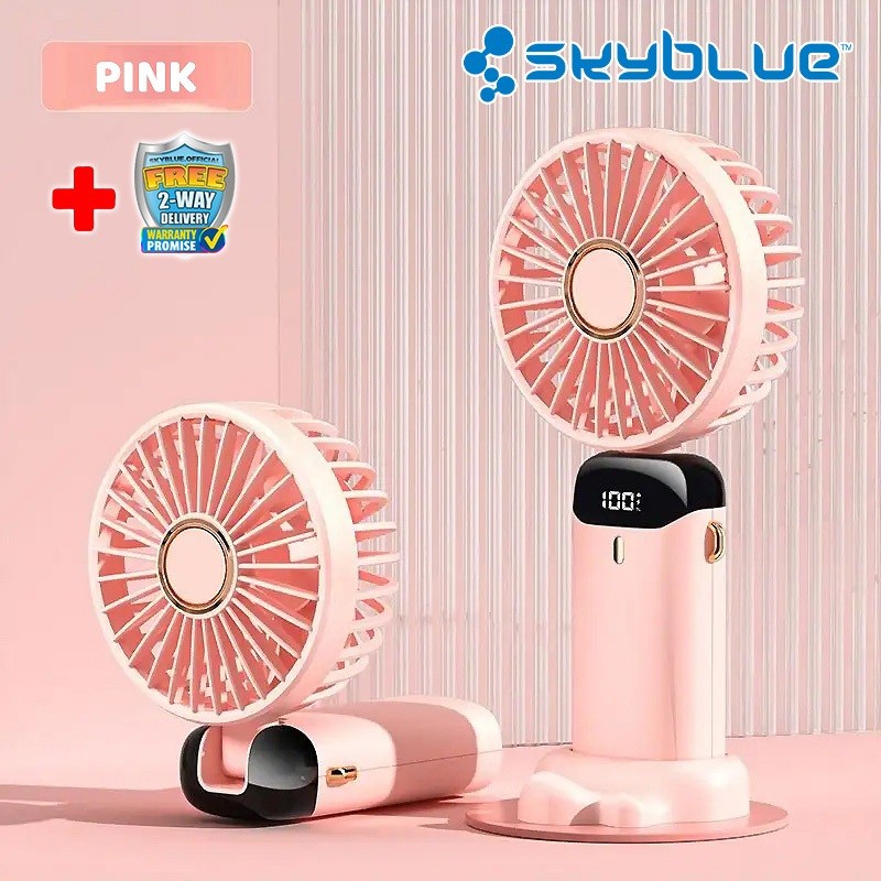 NEW【 5 Speed 】5000mAh Portable USB Mini Fan kipas mini kipas tangan ...