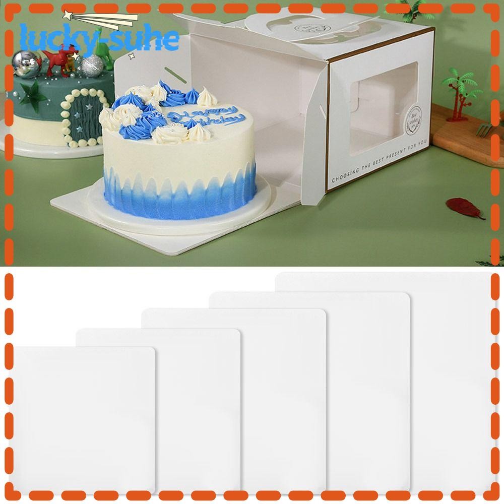 LUCKY-SUHE 10pcs/Set Cake Boards Cardboard, Square 4 6 8 10 12 Inch ...