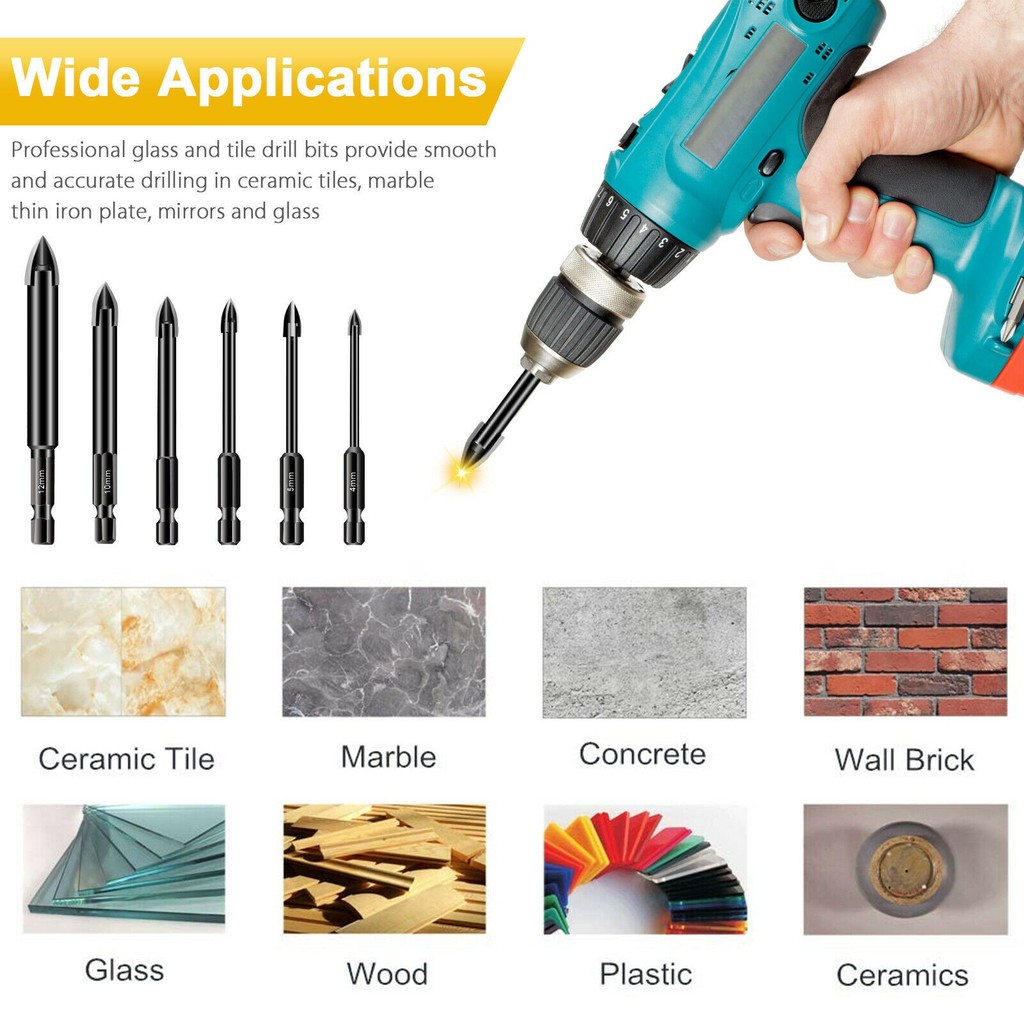 [Super] Multifunctional Triangle Drill Bit Glass Ceramic Vitrified ...