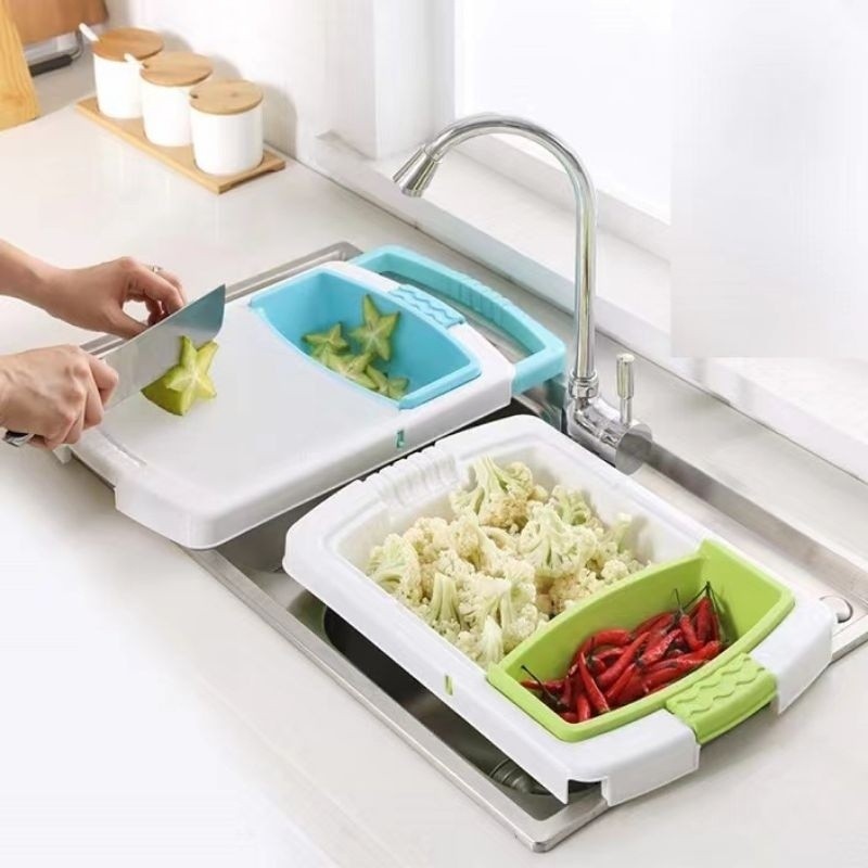 Chopping Board Kitchen Cutting Board Multi Function 4 in 1 Extendable ...