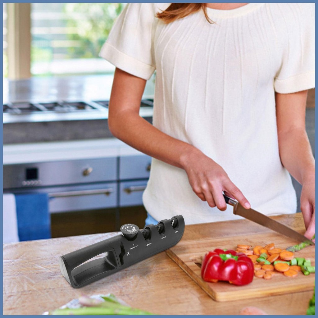 Cutting Tool Sharpener Kitchen Knive Sharpener Scissor Sharpener 4-in-1 ...