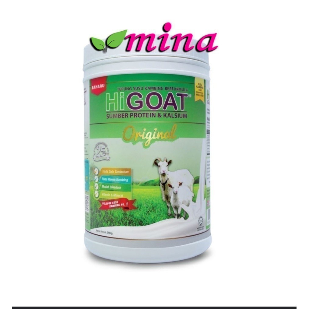 HIGOAT Original Asli 500gm (BOTOL)Asli 100% ORI HQ HR Hi Goat Tulen Agen Stokis Susu Kambing ...