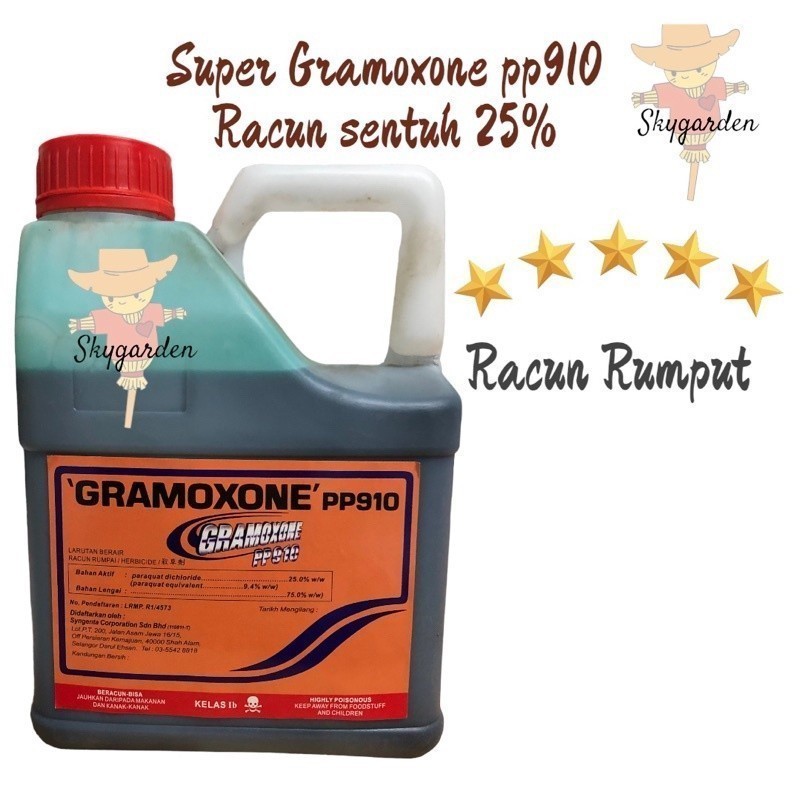 4L Racun Rumput&Lalang/Racun Sentuh 25%/Racun kebun/Rumput sambau ...