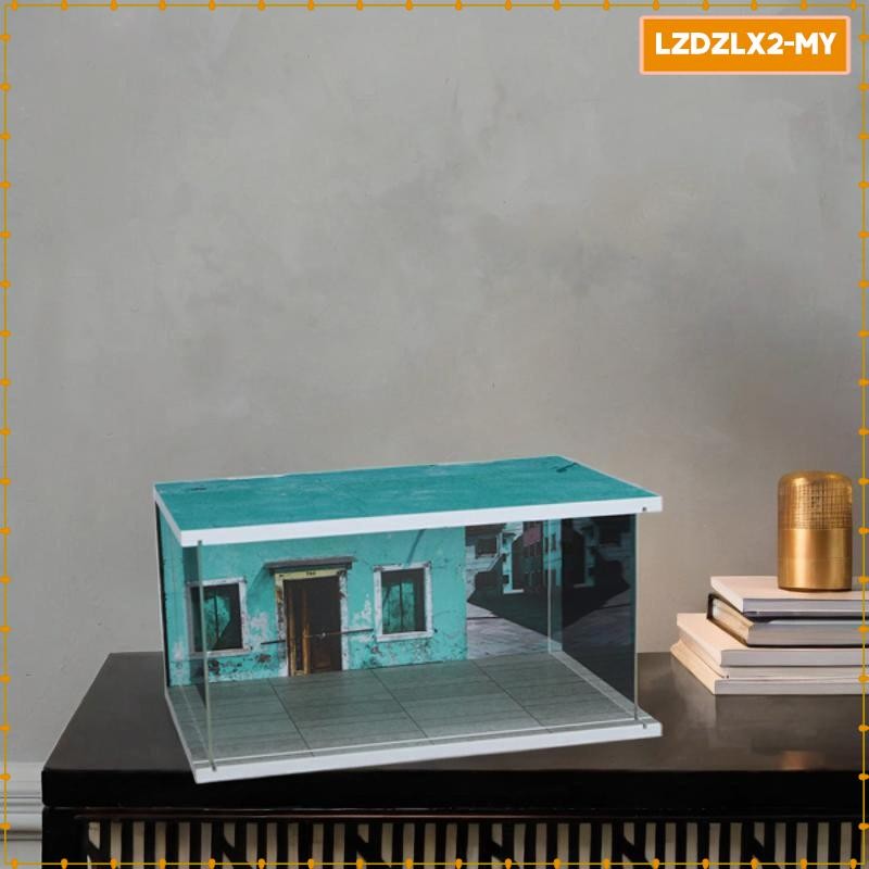 [Loviver] 1/32 Parking Lot Display Case,Mini Car Storage Box, DIY ...