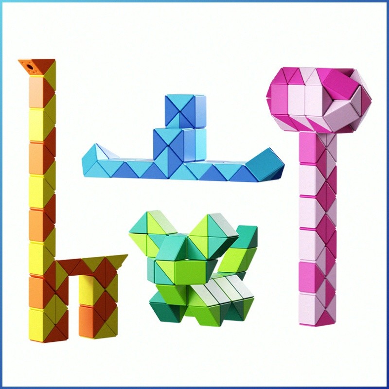 Multicolored Magic Ruler Flexural and Bending Resistance Toys Complete ...