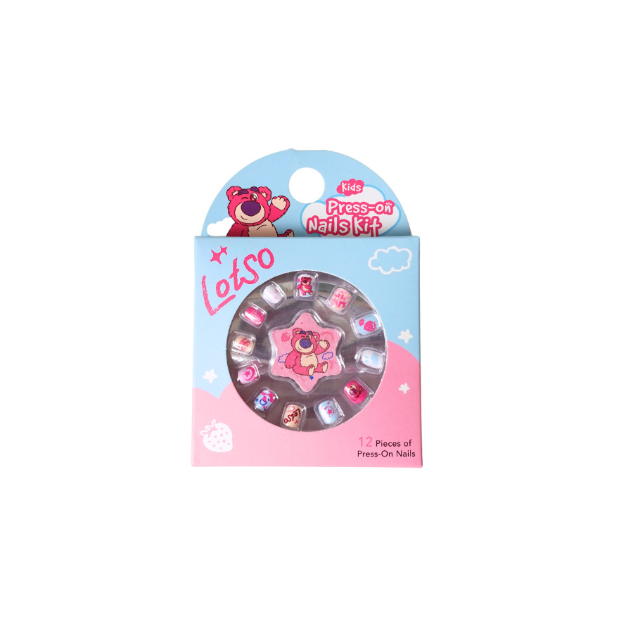 DISNEY Lotso Kids Press-On Nails Kit | Shopee Malaysia