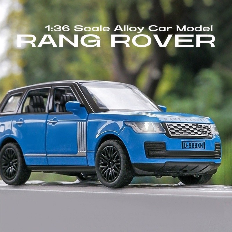 1:36 Scale Range Rover Alloy Car Model Light & Sound Effect Diecast Car ...