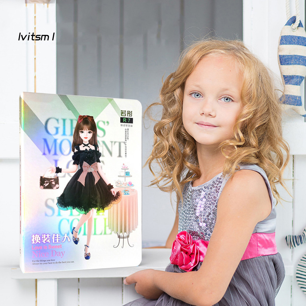 [LV] Magnetic Princess Dress-up Toy Princess Dress-up Activity Kit ...