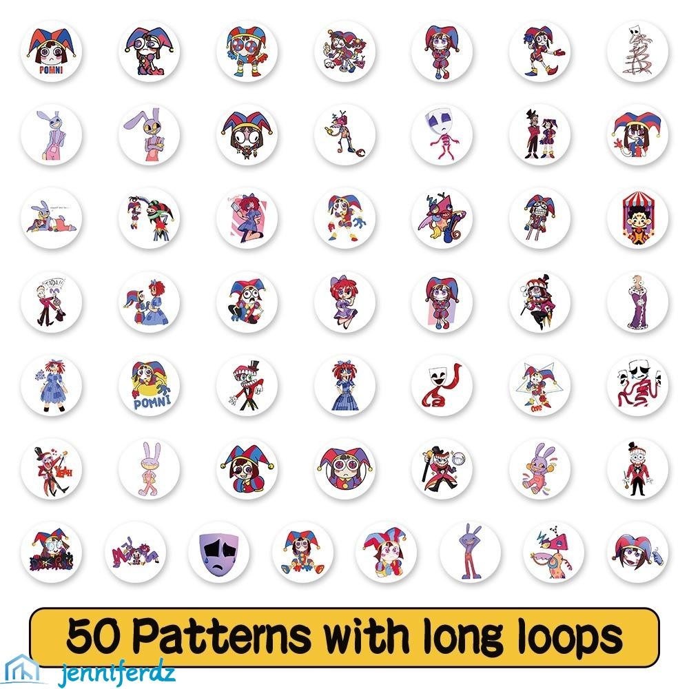 JENNIFERDZ Digital Circus Pomni Sticker, Ragatha Jax The Amazing ...