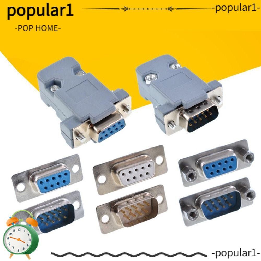 POP 9 Pin Jack Socket, RS232 Serial 485 COM Port DB9 D-sub Connectors ...