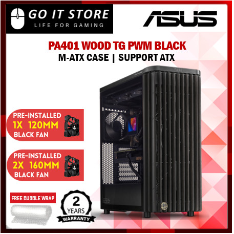 Asus ProArt PA401 Wood Edition - ATX Tempered Glass Panel Pc Casing ...
