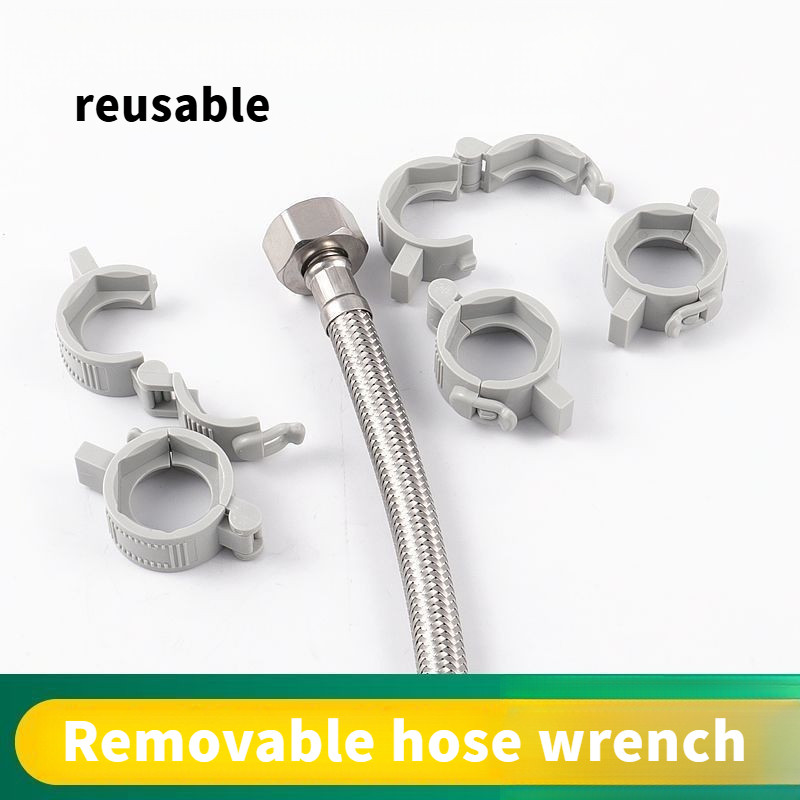 Faucet Inlet Hose Wrench Toilet Angle Valve Bellows Braided Pipe Water ...