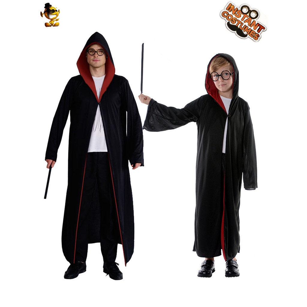 [Ready Straw] Adult Children Harry Potter Cloak Robe Costume Stage ...