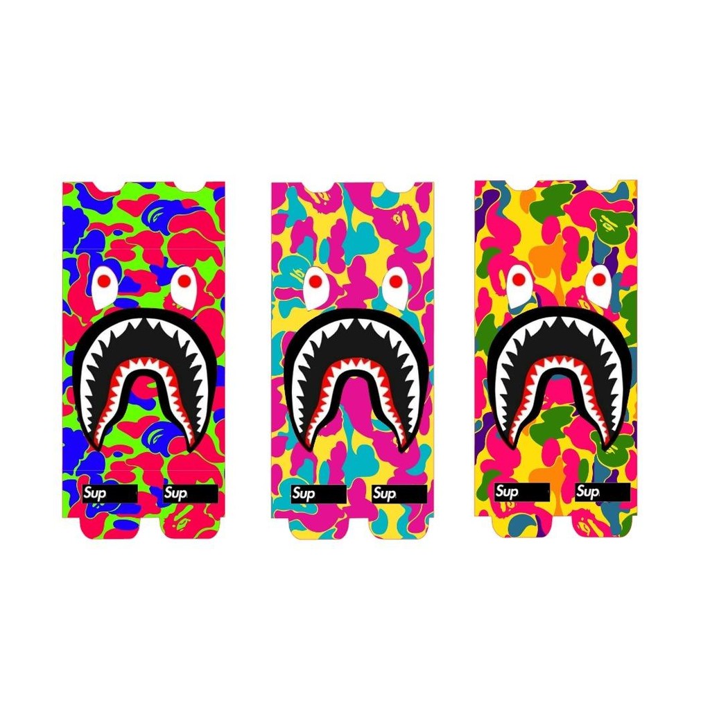 Sticker pelekat Camoflage Bath ape Design ikut nANO NX /Switch V1 ...