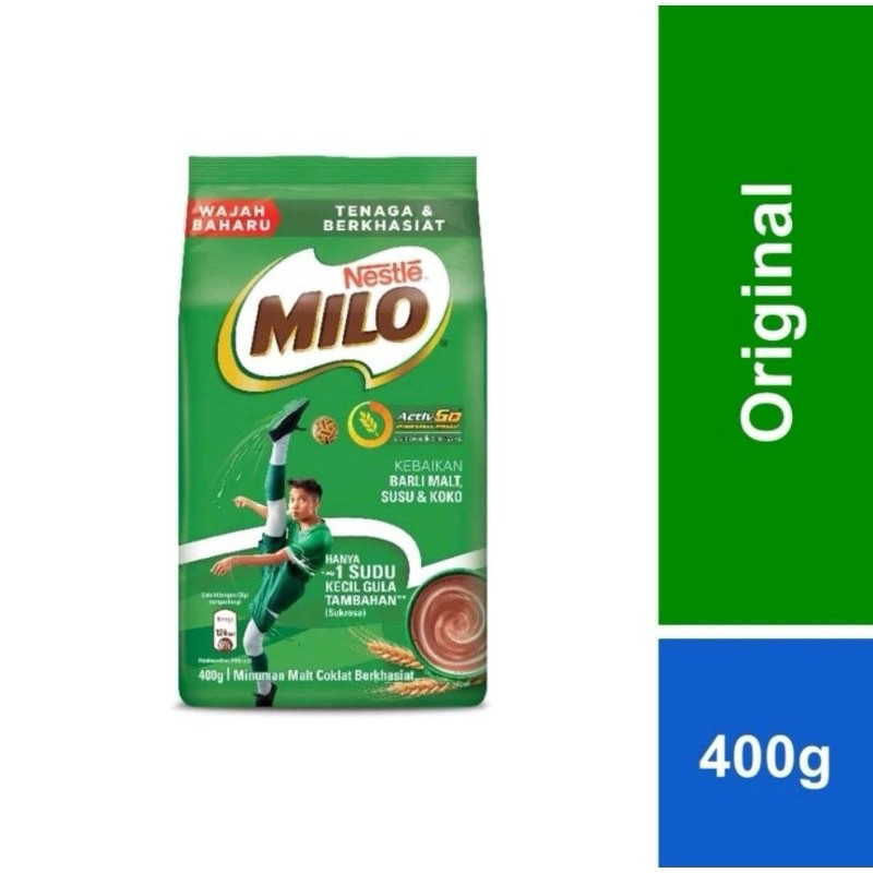 Nestle Milo Active Go Orignal 400gm [Serbuk Koko/ Chocolate Drinks ...