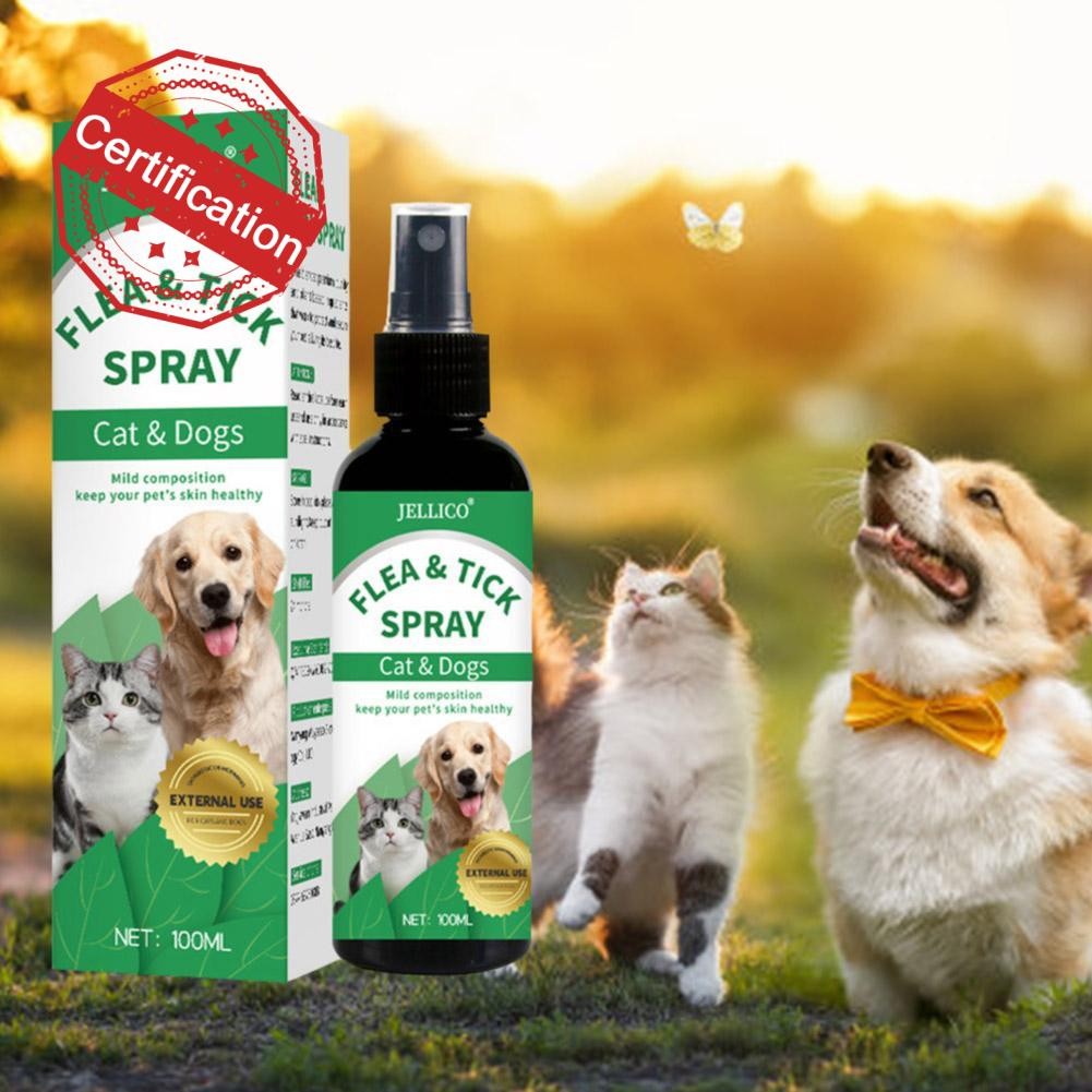 Pet Tick Repellent Spray For Dogs And Cats External Non-insecticide Pet ...