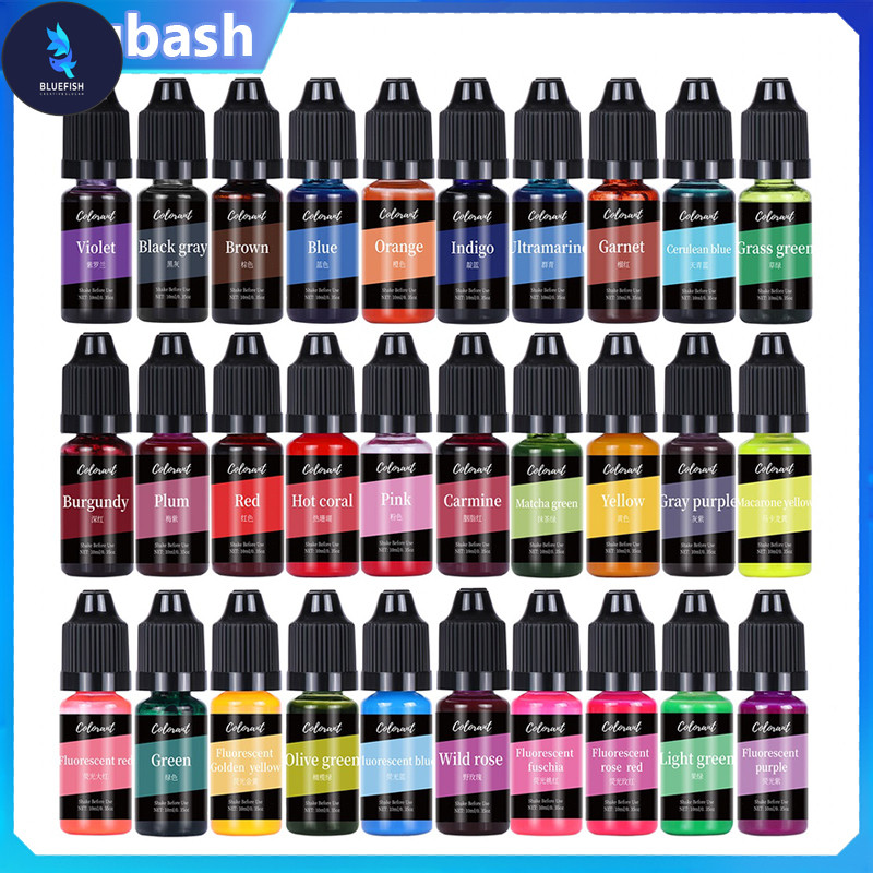 BF 30 Colors Candle Dyes Pigment Aromatherapy Liquid Colorant Pigment ...