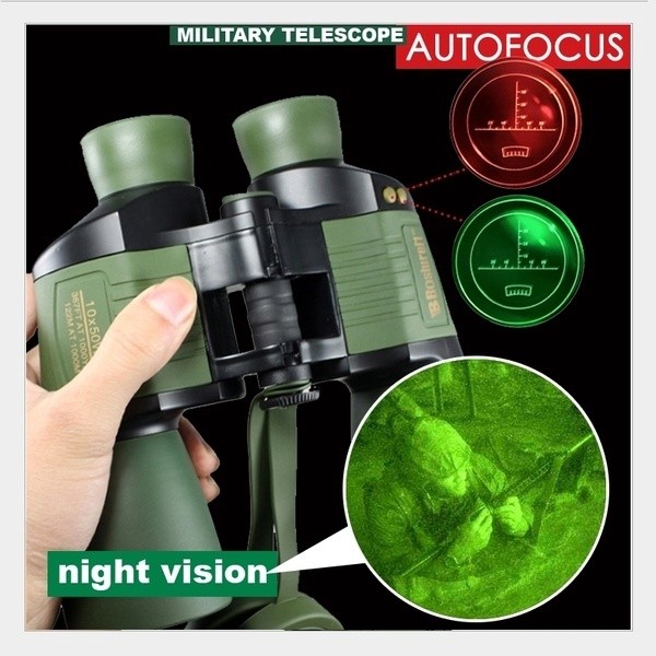 Auto Focus Binoculars High Power HD FMC Telescope LLL Night Vision With ...