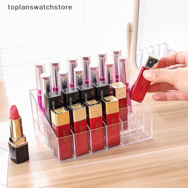 toplan 24 Compartments Lip Organiser Storage Display Box Case ...