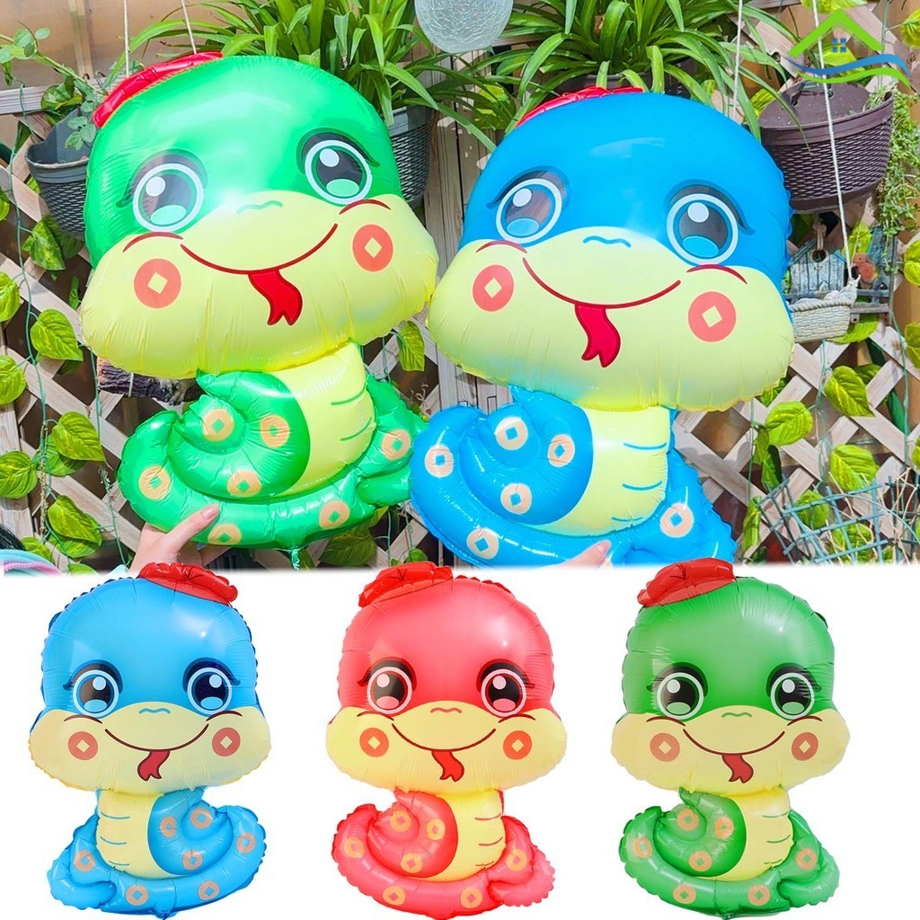 Large Size Cartoon Zodiac Snake Balloon - Traditional Spring Festival ...