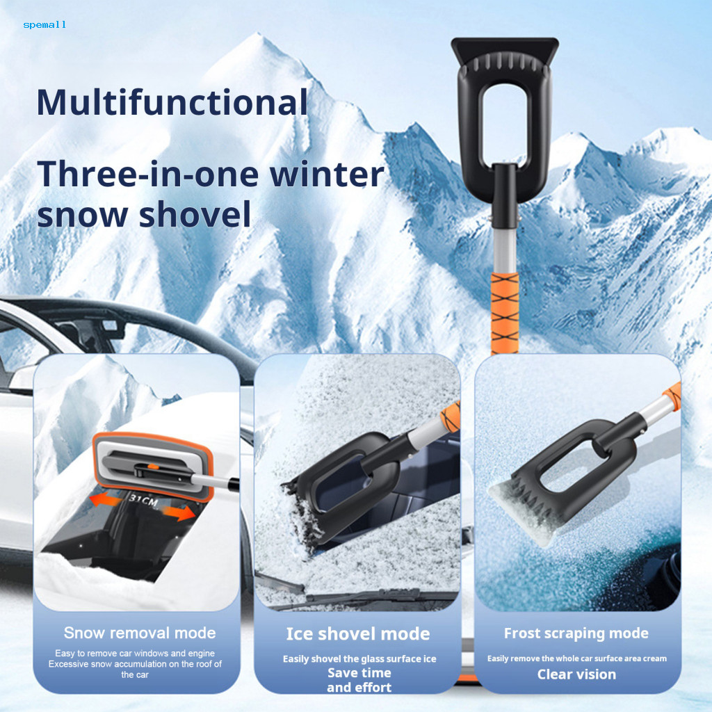 Heavy-duty Snow Removal Tool Dual-purpose Snow Shovel Extendable Snow ...