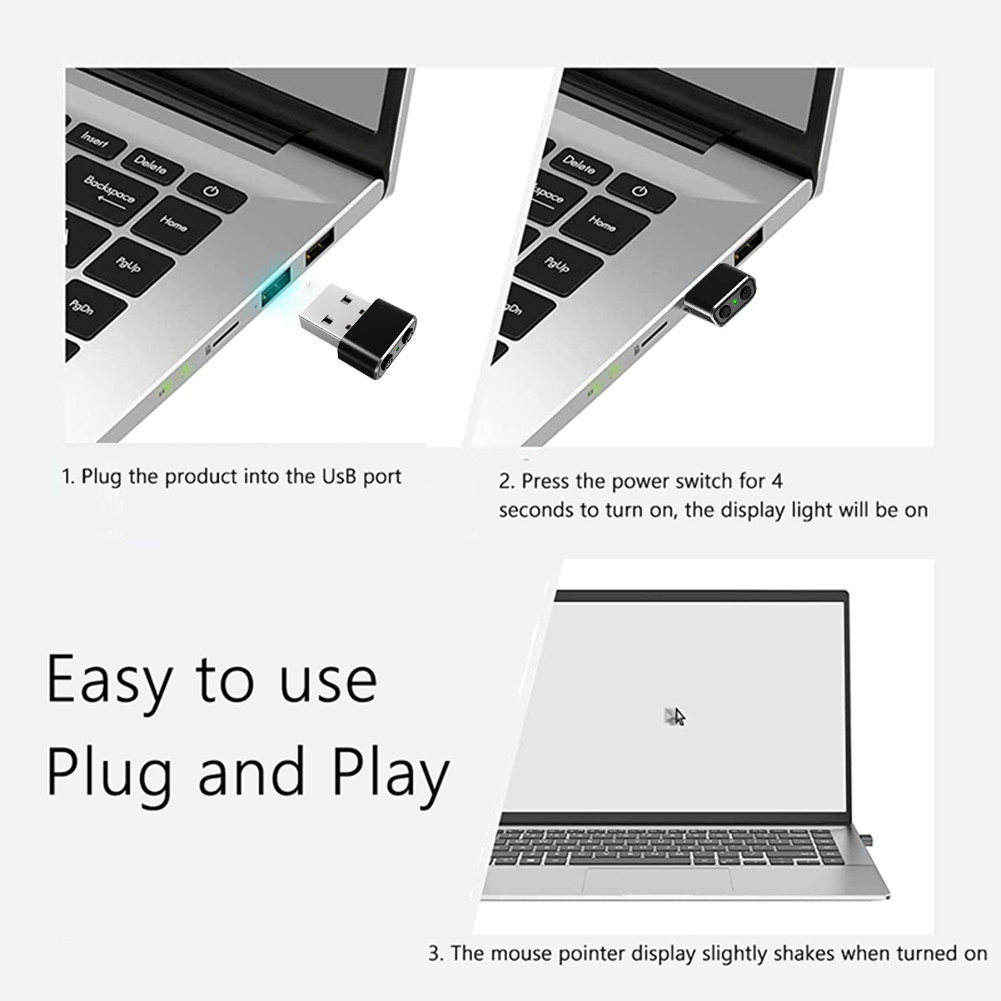 Automatic Mouse Jiggler Mover 3 Jiggle Modes Adjustable Automatic Move ...