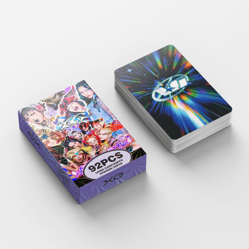 50-92pcs XG Holographic Laser Lomo Card Kpop Photocards LEFT RIGHT ...
