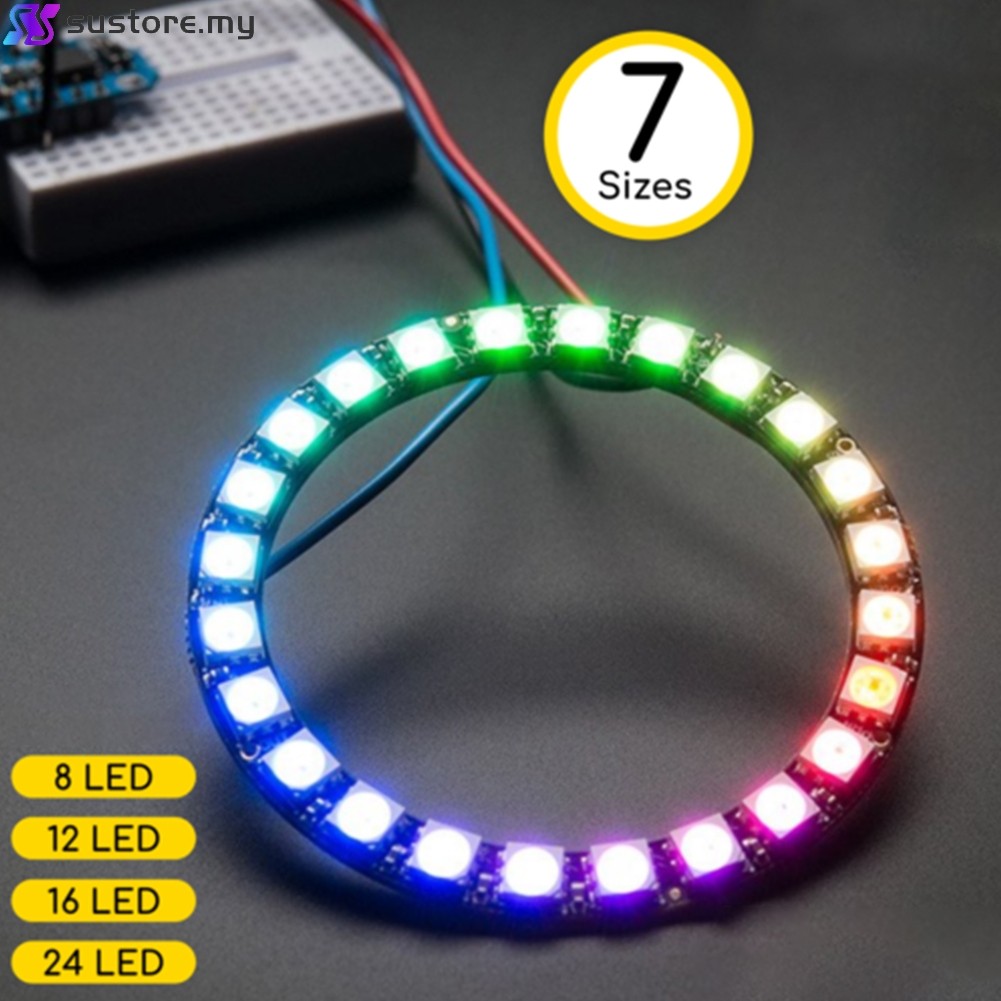[Super] 5V Individual Addressable RGB LED Ring for Arduino W 812 [Ready ...