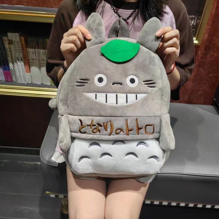 School Season New Cartoon Backpack Hayao Miyazaki My Neighbor Totoro ...
