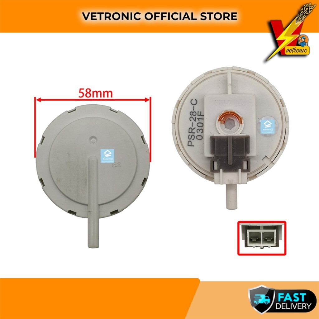 PANASONIC PSR-28-C WASHING MACHINE WATER LEVEL PRESSURE SWITCH/WATER ...