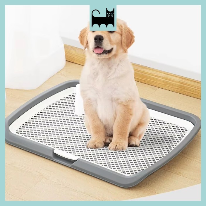 Detachable Large Pet Dog Toilet With Column Dog Pee Fence Training ...